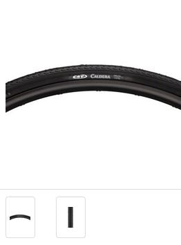 CST Caldera Tire - 700 x 25, Clincher, Wire, Black – The Outdoor ...
